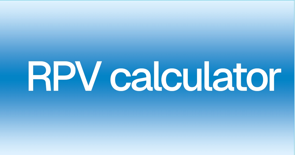 RPV Calculator
